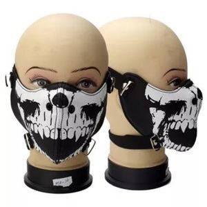 punk rock fashion | Accessories | Skull Half Face Mask | Poshmark